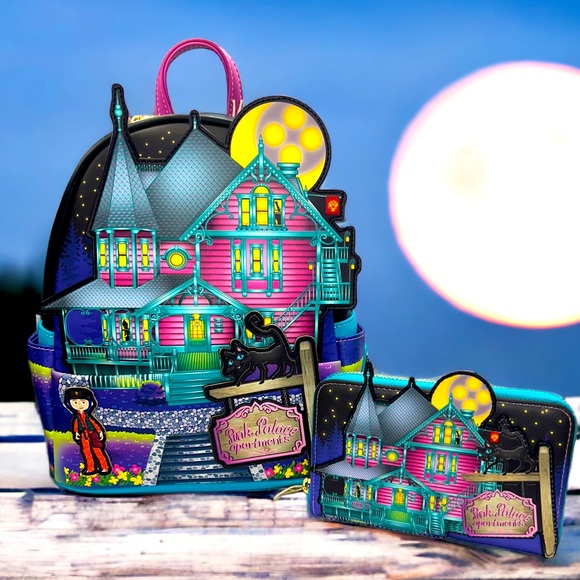 Loungefly | Bags | Loungefly Laika Coraline House Pink Palace ...